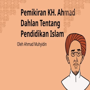 PEMIKIRAN KH Ahmad dahlan dalam materi tugas kuliah | PPTX