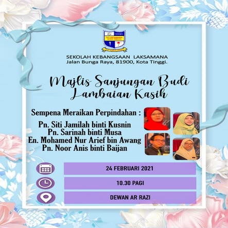 Majlis Sanjungan Budi Lambaian Kasih | PDF