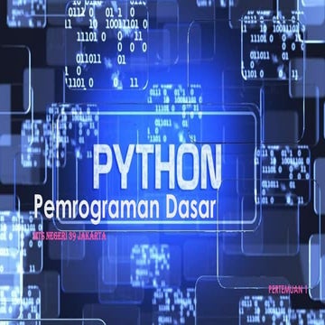 materi pemrograman untuk smp/mats kelas 8 | PPTX