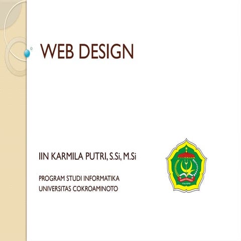 PEMROGRAMAN HTML 1 materi tentang desain web.pptx