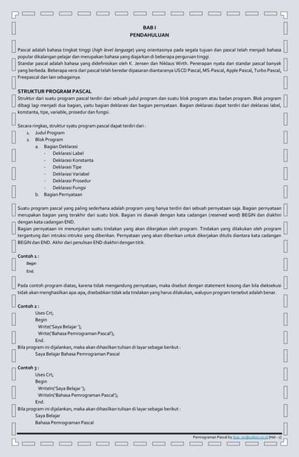 Part 12: Penggunaan Tipe Data Integer | PDF