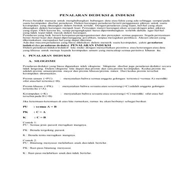 Penalaran deduksi | DOCX