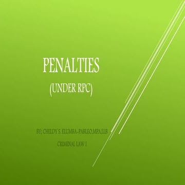 Penalties | PPTX