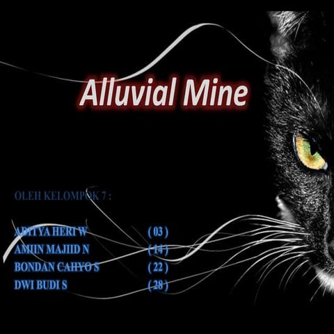 Teknik Penambangan (Alluvial Mine) | PPTX