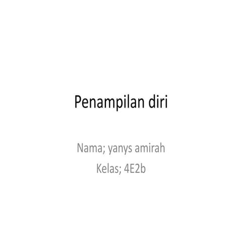 4E lisan | PPT