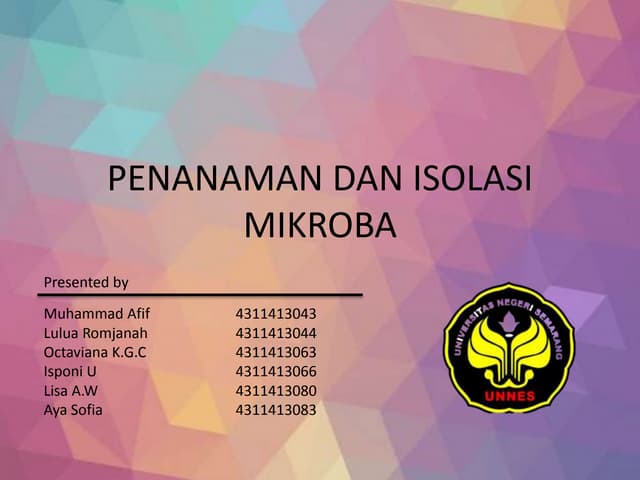 Penanaman bakteri pada nutrien agar miring | PDF