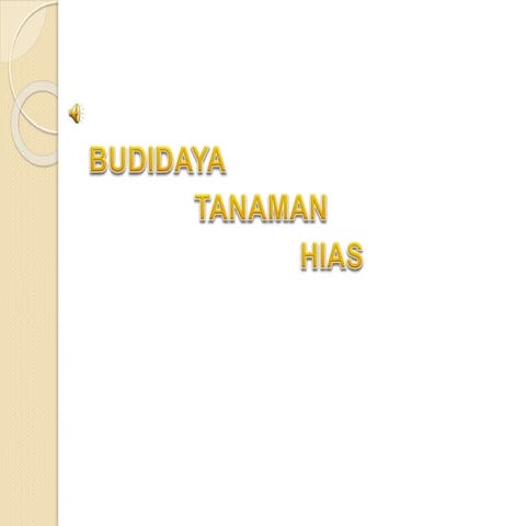 Proses Penanaman Tanaman Hias | PPTX