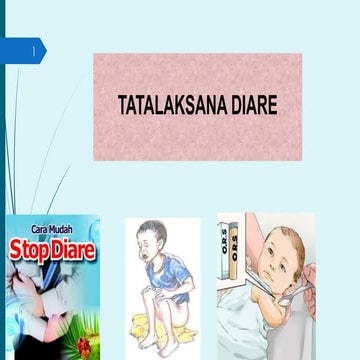 PENANGANAN dan TATALAKSANA DIARE ANAK DAN DEWASA | PPT