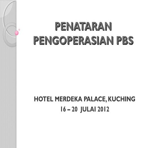 Penataran pbs | PPT