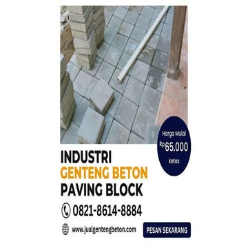 Penawaran Spesial Paving Block: Solusi Cerdas untuk Halaman Cantik! | PPT