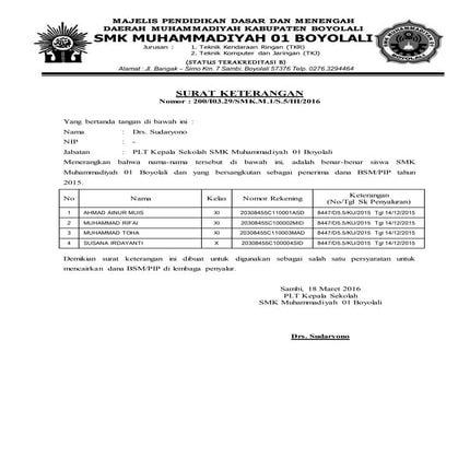 Pencairan bsm pip tahap 13 | DOCX