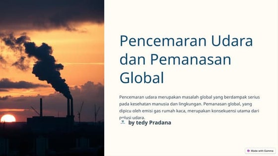 Dampak pencemaran udara terhadap lingkungan dan ekosistem.pptx