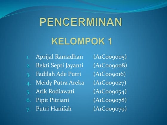 Refleksi (pencerminan) | PPT