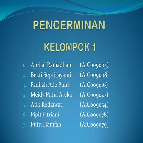 Pencerminan | PPTX