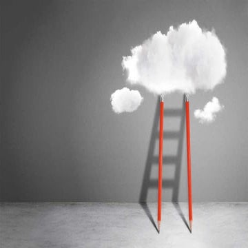 Pencil Ladder Shadow PowerPoint Templates.pptx