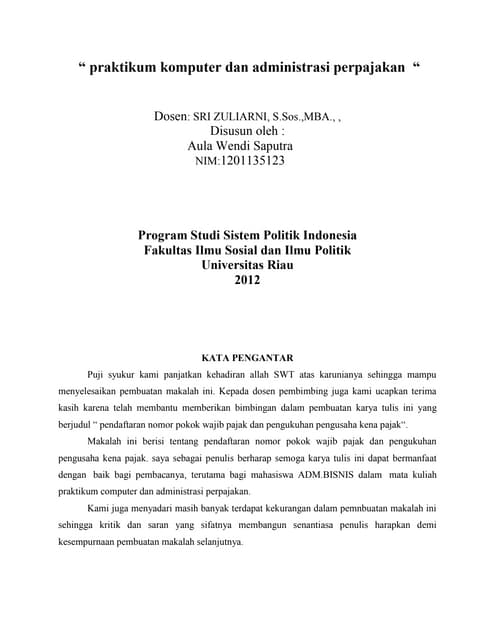 Formulir pencabutan pengukuhan pkp per 20 2013