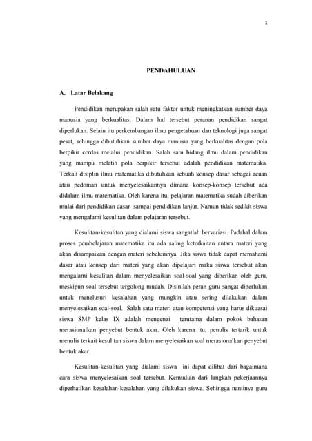 Tugas pendahuluan | PDF