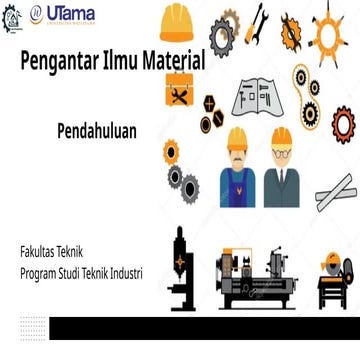 Pengantar Ilmu Material Pendahuluan Pptx
