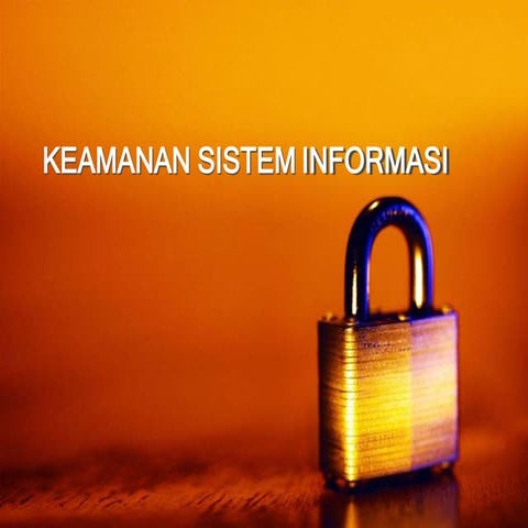 keamanan sistem informasi | PPT