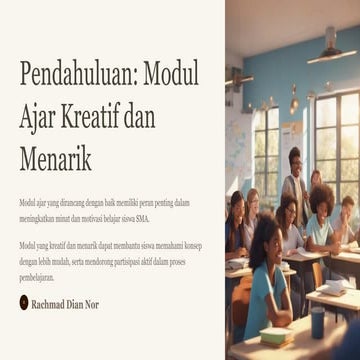 Pendahuluan Modul Ajar Kreatif dan Menarik.pptx