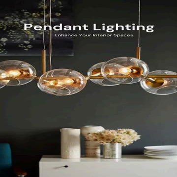 Pendant Lighting Designs For Your Living Space | PDF