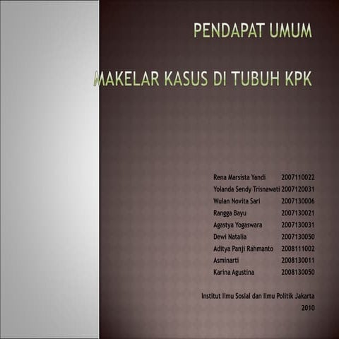Pendapat umum pp | PPT