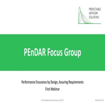 PEnDAR webinar 1 with notes | PPTX