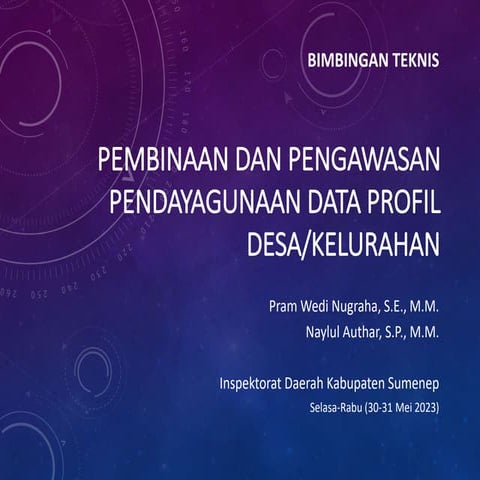 PENDAYAGUNAAN PROFIL DESA Fix.pptx