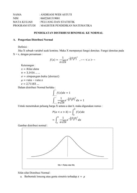 distribusi normal ppt | PPT
