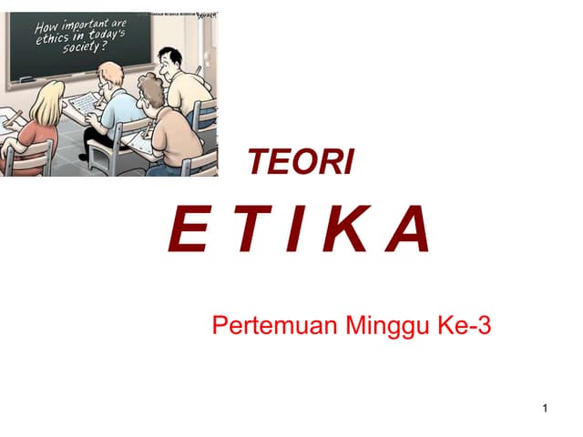 Etika di sekolah | PPTX