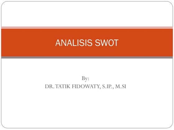 Analisis swot | PPT