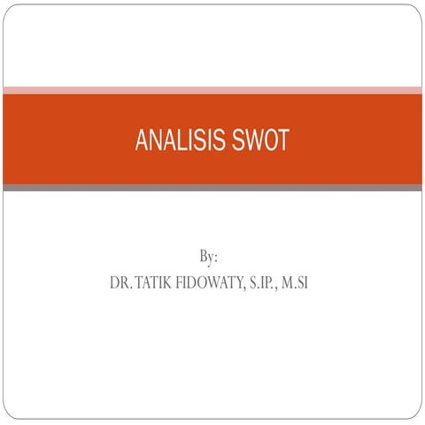 Analisis swot | PPT