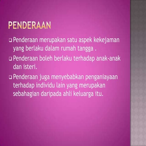 Penderaan | PPT