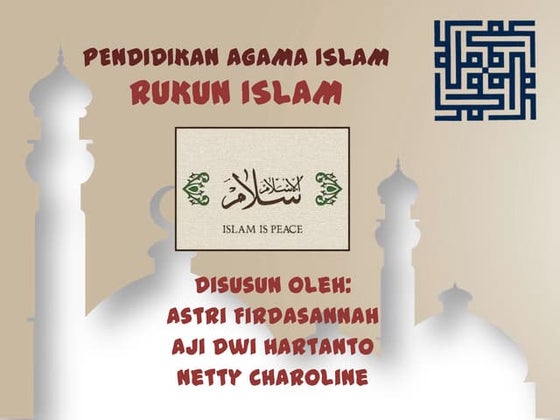 Rukun iman dan rukun islam | PPTX