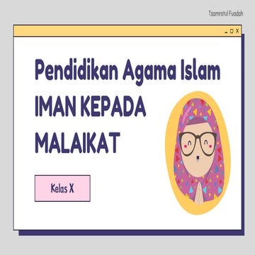 Pendidikan Agama Islam - Iman Kepada Malaikat | PDF
