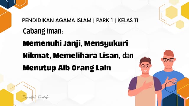 PAI Kelas 12 SMA - Dampak Negatif Sikap Munafik, Keras Hati, dan Keras ...