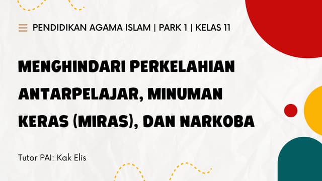 PAI Kelas 12 SMA - Dampak Negatif Sikap Munafik, Keras Hati, dan Keras ...