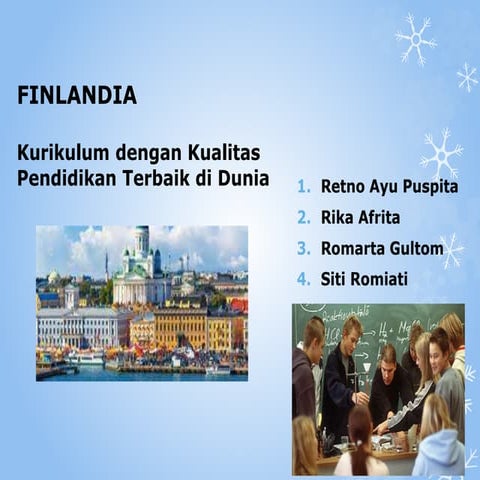 Pendidikan di finland | PPTX