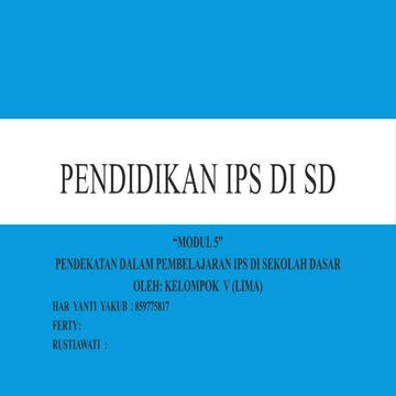PENDIDIKAN IPS DI SD modul 9 universitas terbuka.pptx