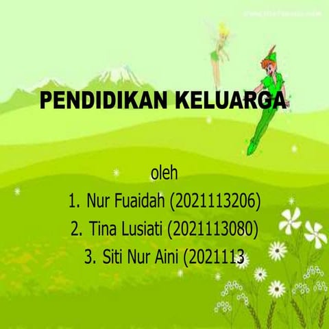 Pendidikan keluarga | PPTX