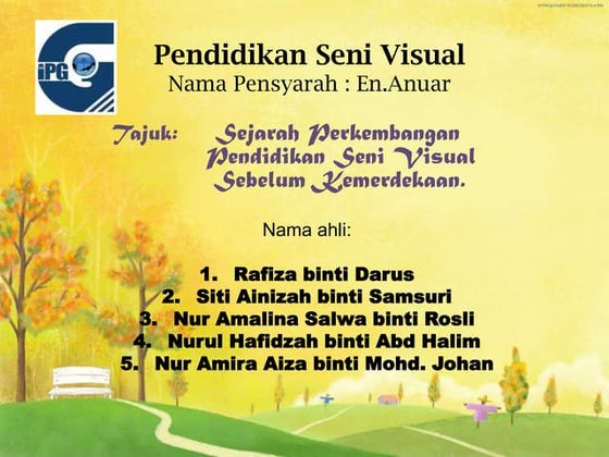 Prinsip Rekaan Seni Visual | PPT