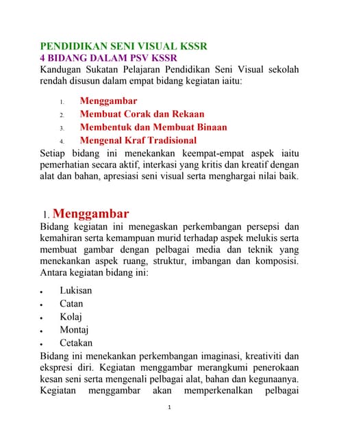 4 BIDANG DALAM PSV | DOCX