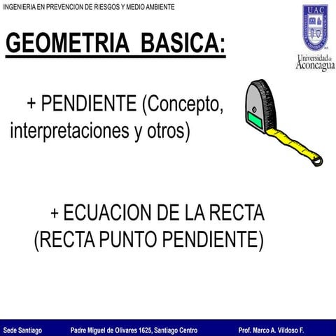 PENDIENTE DE UNA RECTA | PPT