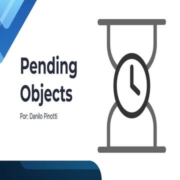 Design Pattern: Pending Objects com exemplos | PPT