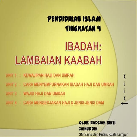 Pend islam haji | PPTX