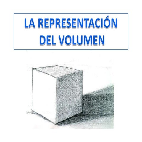 La representación del volumen - Lámina 6 | PPSX