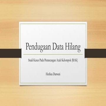 Pendugaan Data Hilang pada rancangan acak lengkap.pptx