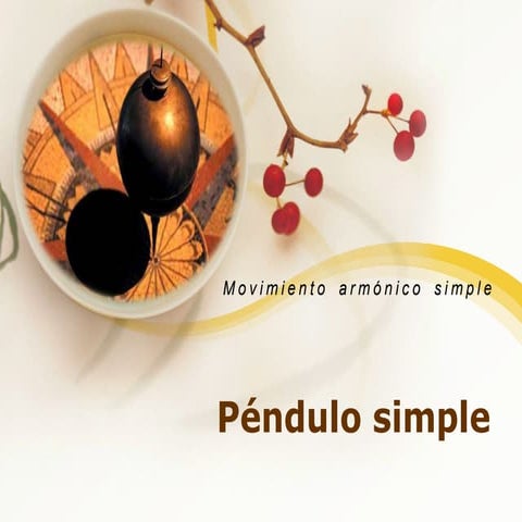 Pendulo simple | PPTX