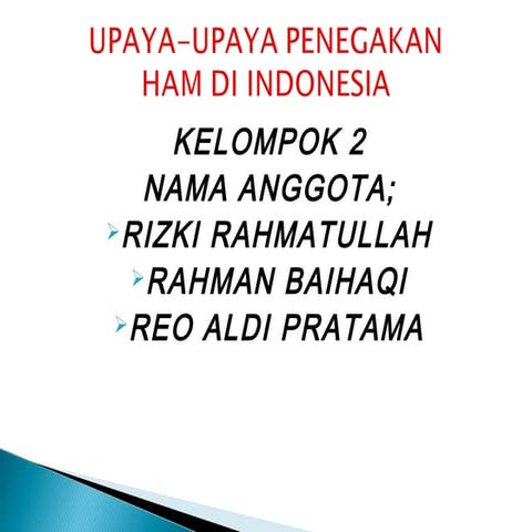 Penegakan ham (_pkn_kelas_x) | PPT