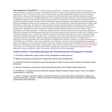 Peneguhan positif | DOCX